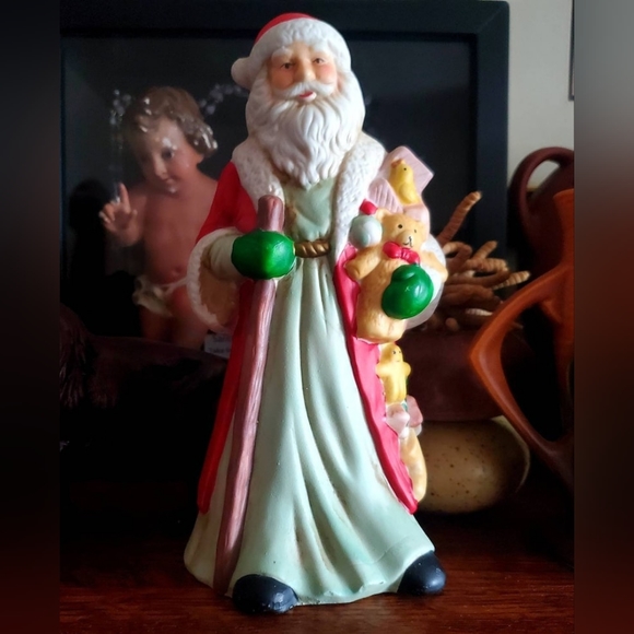 Enesco | Art | Vintage 8s Rare Santa | Poshmark